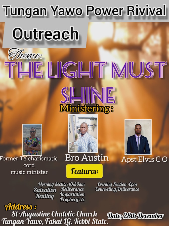 Make beautiful flyers and poster from scratch by Beamerx | Fiverr