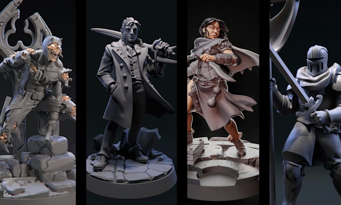 Sculpt miniatures and collectibles for 3d printing by Jesusrl_3dart ...