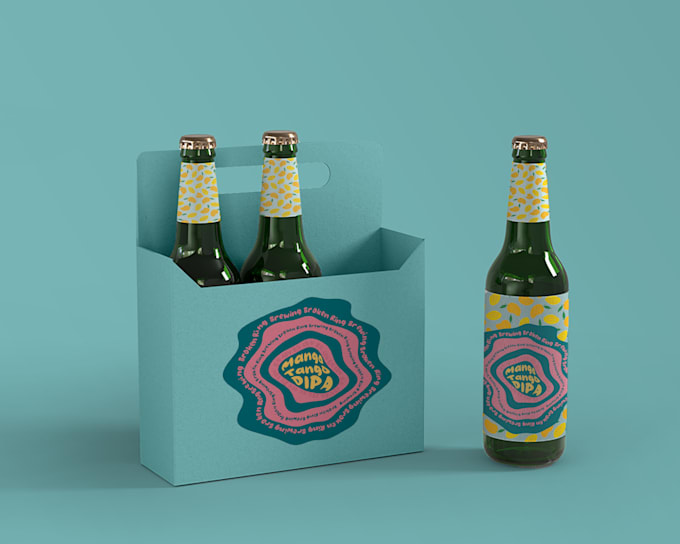 Make a modern minimalist beer label by Mctagg_art | Fiverr