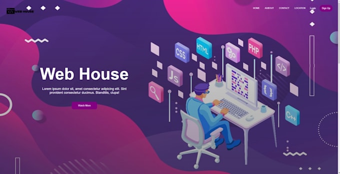 Do Frontend Web Pages In Html And Css By Kilianevers Fiverr