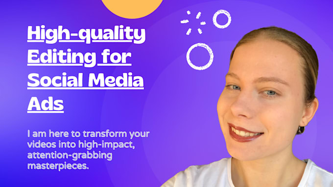 Do video editing for social media ads by Carajackson869 | Fiverr