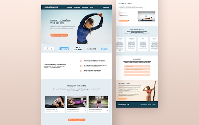 Prototype your website with great ui, ux design by Morganelacour | Fiverr