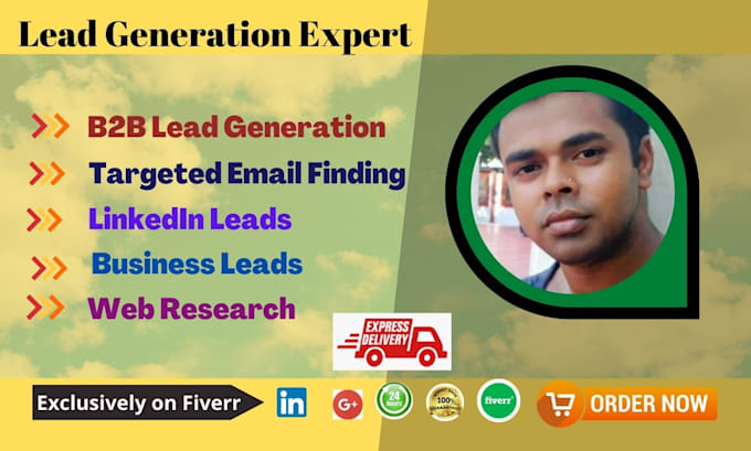 Do targeted b2b lead generation, business leads and targeted email list building by Data ...