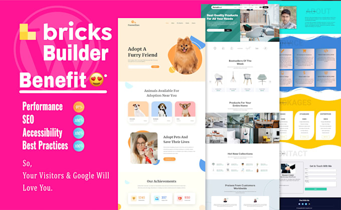 Design and develop website with bricks builder by Nayeem_topsrv | Fiverr
