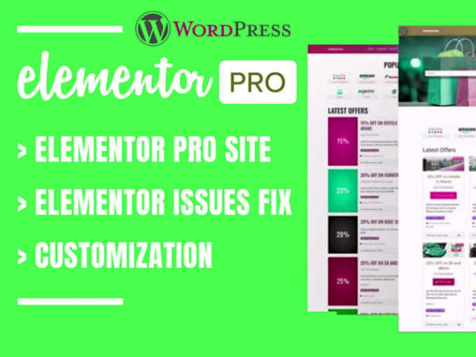 Be your elementor expert for elementor website by elementor pro by ...