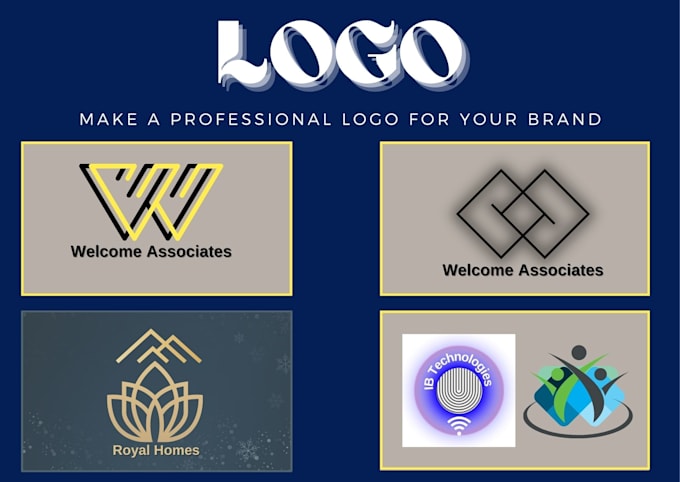 Design professional logo for your brand perfect by Inamulbasit | Fiverr