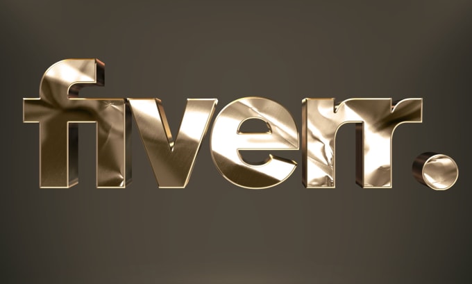 Transform your logo into a stunning gold 3d effect by Andyporras | Fiverr