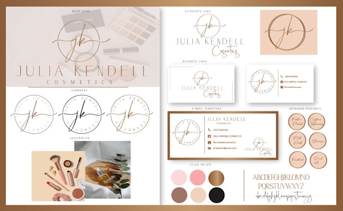 Design cosmetics and signature logo and complete branding kit by Azka ...