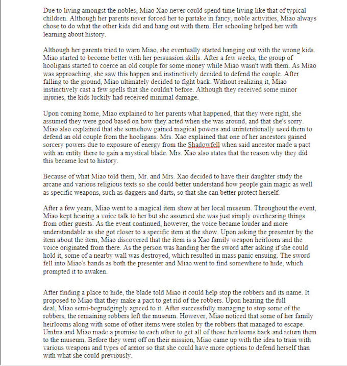 A straightforward backstory for your dnd 5e character by Awesomeanime ...