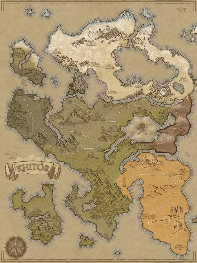 Design custom world maps for dnd and other tabletop rpgs by Dnd_maps ...