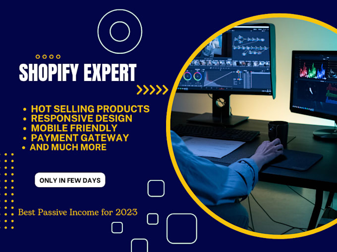 Create and design professional shopify dropshipping store website by ...