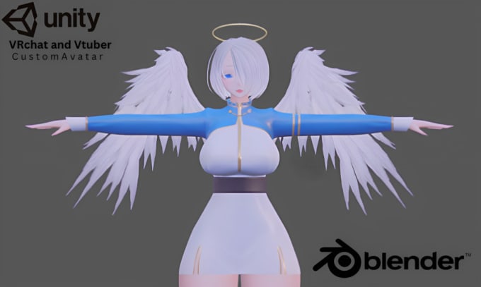 Create a custom vrchat avatar, 3d avatar, vtuber avatar for pc and ...