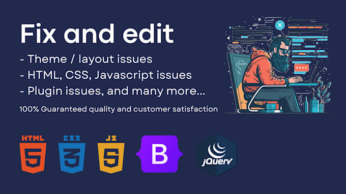 Create, fix and edit any html, css, javascript code in 36hrs by Mhrdkk ... Create, fix and edit any html, css, javascript code in 36hrs by Mhrdkk ...