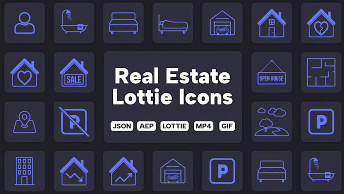 Custom json lottie animations for web or app features by Surudesign | Fiverr