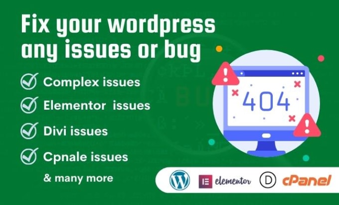 Fix your wordpress bug or wordpress errors by Devaminur | Fiverr Fix your wordpress bug or wordpress errors by Devaminur | Fiverr