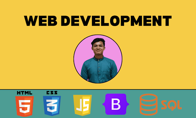 Create Web Using Javascript Html Css And Bootstrap By Ammarthemartian Fiverr