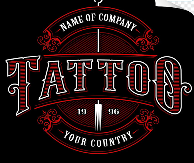 Custom lettering for tattoo design, logo studio tattoo by Randell ...