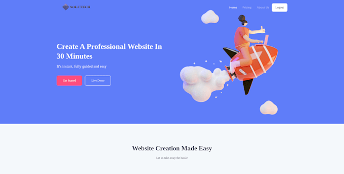 Create autowebsite builder website using react js by Kidokido386 | Fiverr