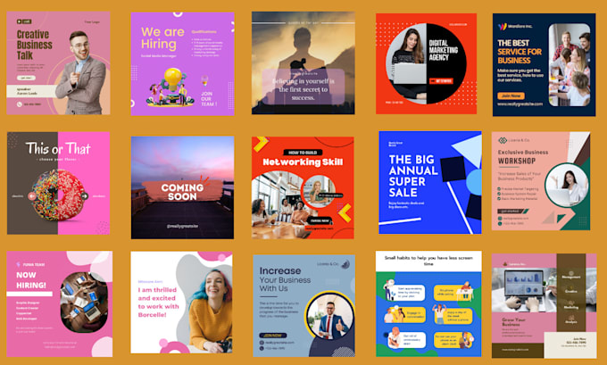 Design attractive social media carousel posts for you facebook by ...