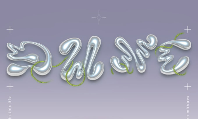 Create a fantastic poster or logo with 3d text by Nikitashovkun | Fiverr