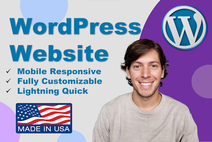 Create a custom responsive wordpress website by Davidcastellan0 | Fiverr