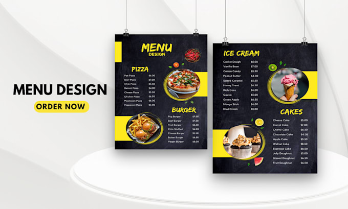 Design food menu, restaurant menu, menu card, restaurant brochure, menu ...
