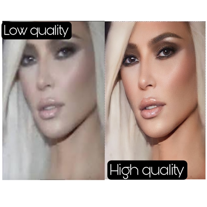 Make sharpen enhance photo to low and high quality images by ...