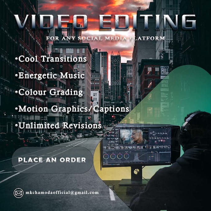 Edit videos professionally for any social media platform by Mkchamoda ...