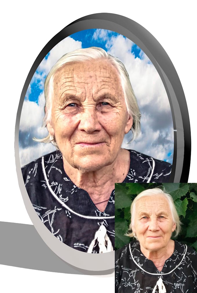 Restore and retouch a ritual photo for tombstones by Kateryna85 | Fiverr