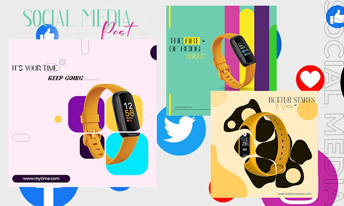 Design social media posts graphics for facebook, instagram by ...