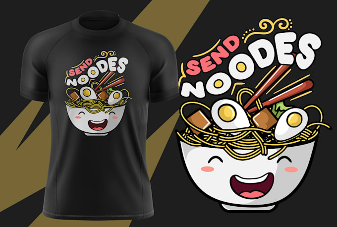 Illustrate a custom print ready merch designs for you by Tshirt_design1 ...