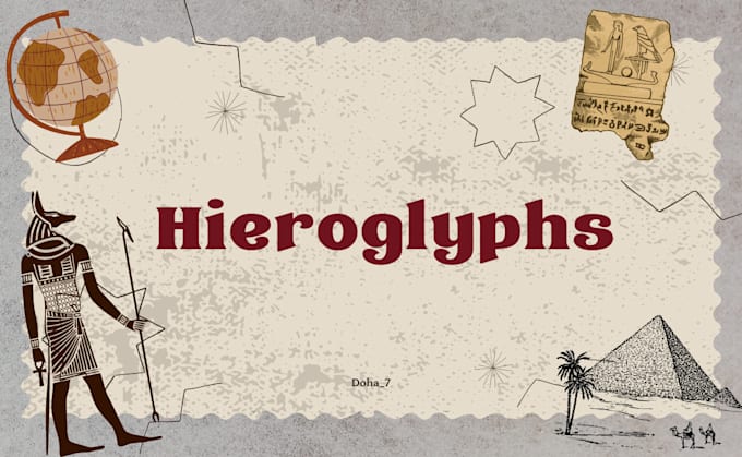 Teach you ancient egyptian language and hieroglyphs on zoom by Doha_7 ...