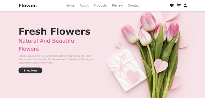 Create a flower selling website in just 14 days by Mandalsahil | Fiverr