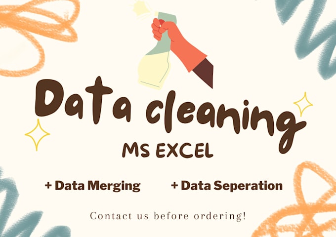 Clean your data on ms excel by Overtome | Fiverr