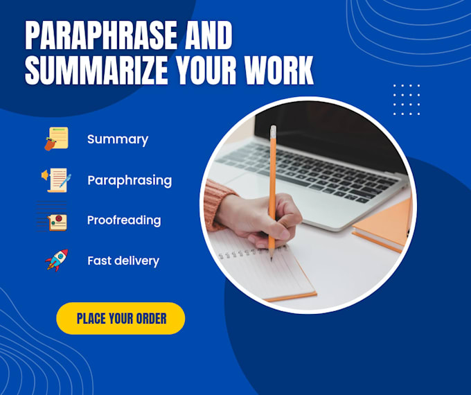 Paraphrase and summarize any text you want by Mayayman23 | Fiverr