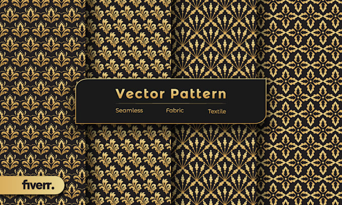 Design textile seamless clothing pattern by Vectplanet | Fiverr
