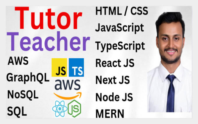 Teach html css javascript typescript react nodejs nextjs aws by Ali ... Teach html css javascript typescript react nodejs nextjs aws by Ali ...