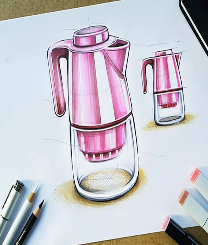 Sketch your concept product design idea by Athletedesign4 | Fiverr