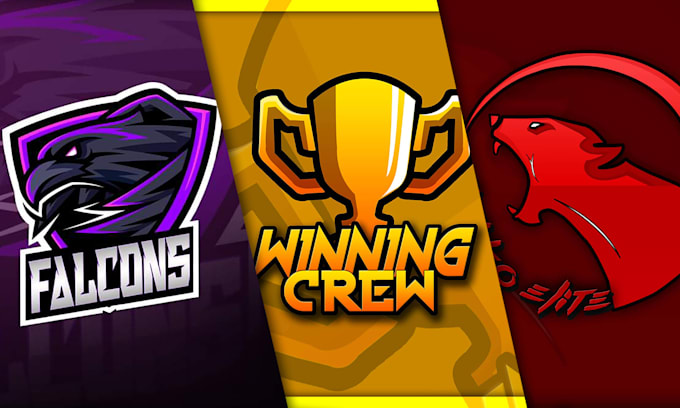 Create you a custom esports gaming logo by Irokux | Fiverr