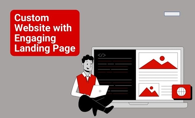 Create a custom website with engaging landing page by Mahir6425 | Fiverr