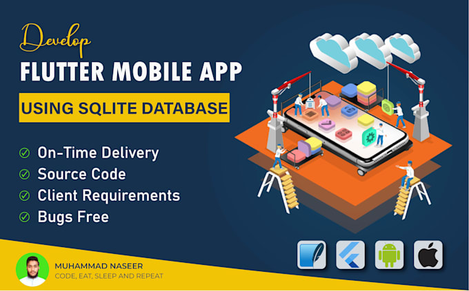 Develop android ios apps using sqflite local database by Muhammadnase284 | Fiverr