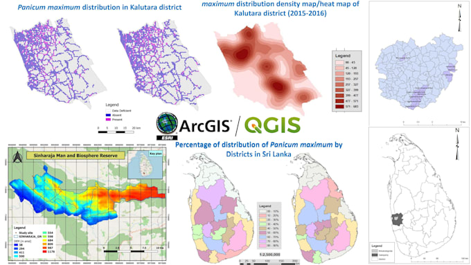 Do any gis mapping, or projects using arcgis or qgis by Hashanbandara19 ...