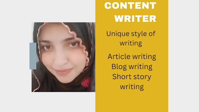 Write unique article, blog, and social content by Zoniurooj | Fiverr Write unique article, blog, and social content by Zoniurooj | Fiverr