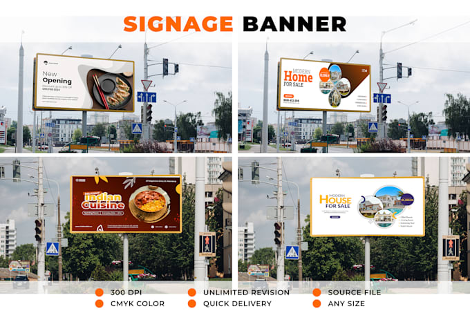 Design yard sign, billboard design, banner ads by Raj_faridar | Fiverr