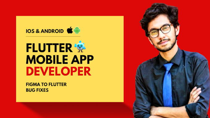 Be your flutter developer and develop mobile app using flutter firebase by Ahamdrana | Fiverr