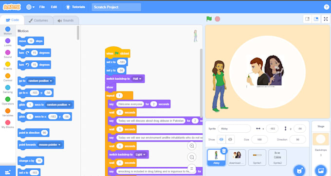Make animation and games in scratch by Aliiqrash123 | Fiverr