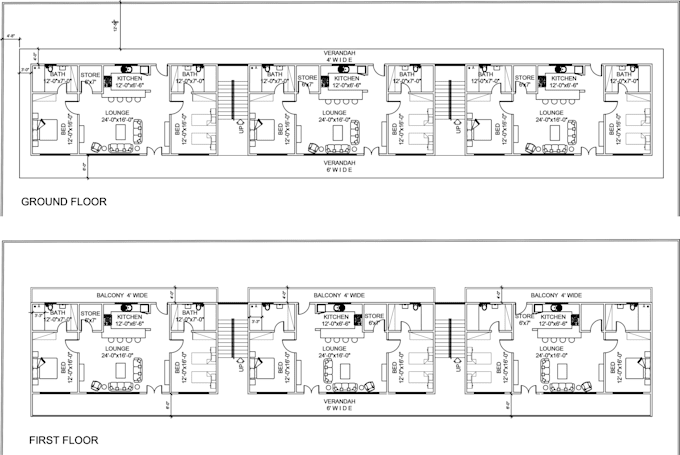 Develop architectural plans and elevations by Nehaatariq | Fiverr