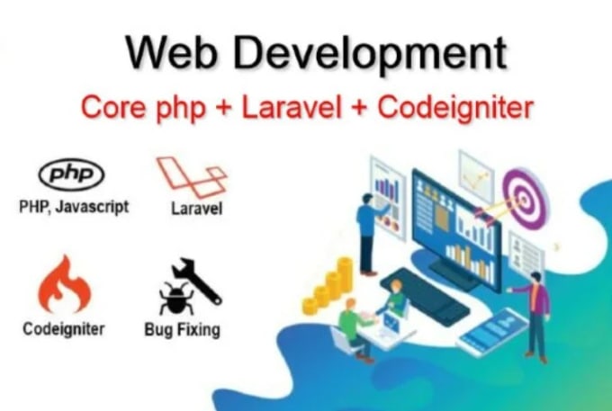 Develop php, codeigniter, laravel website design api developer by Su ...