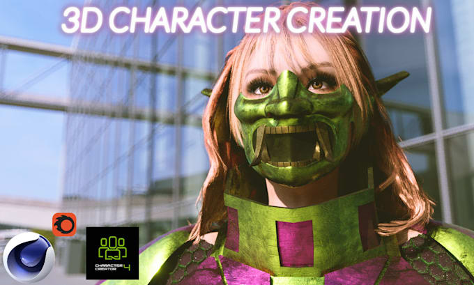 Make you a 3d model of your character by Marinaaya | Fiverr