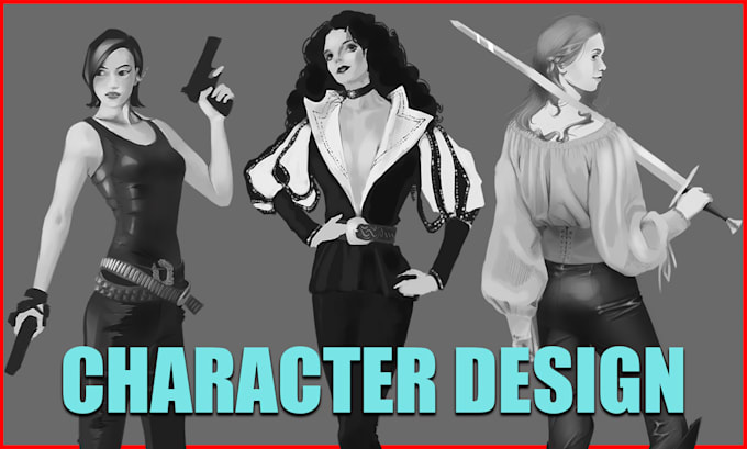 Draw several characters for your project by Mariccu71 | Fiverr
